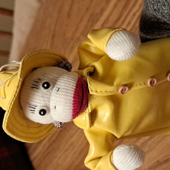 curious george | Toys | Sock Monkey In Yellow Raincoat Bundle Only ...